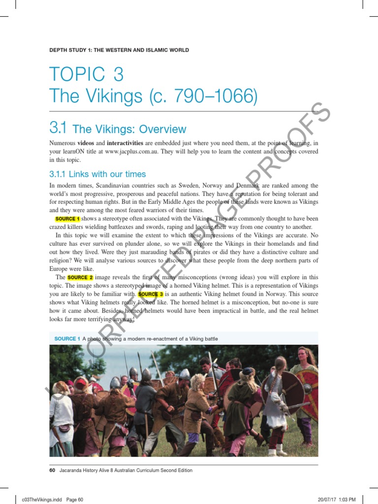 Jacaranda History 8 - The Vikings | PDF | Vikings | Viking Age