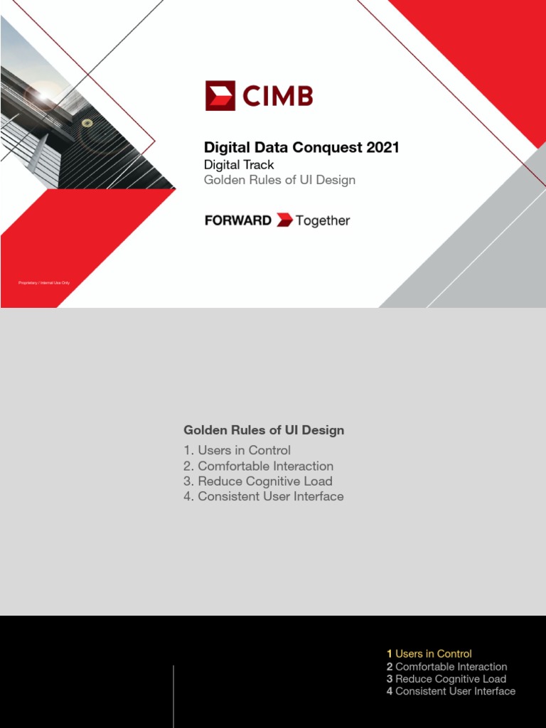 Golden Rules of UI Design | PDF | User Interface | Usability