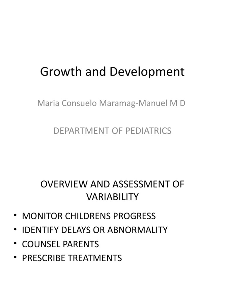 Growth and Development | PDF | Child Development | Relationships