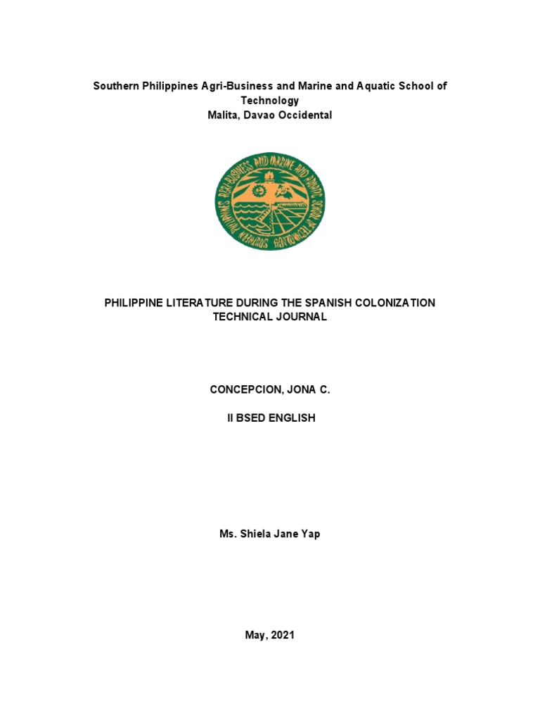 Southern Philippines Agri-Business and Marine and Aquatic School of ...