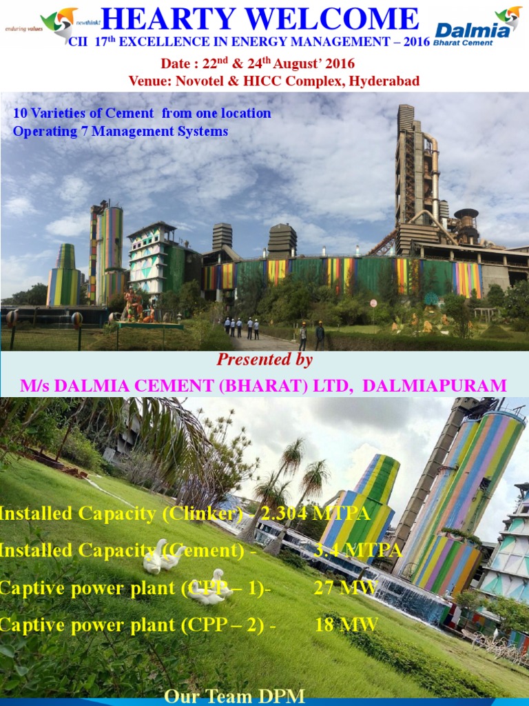 6.dalmia Dalmiapuram CII - Energy Award-2016 20 Aug-Final 22nd Aug'16 ...