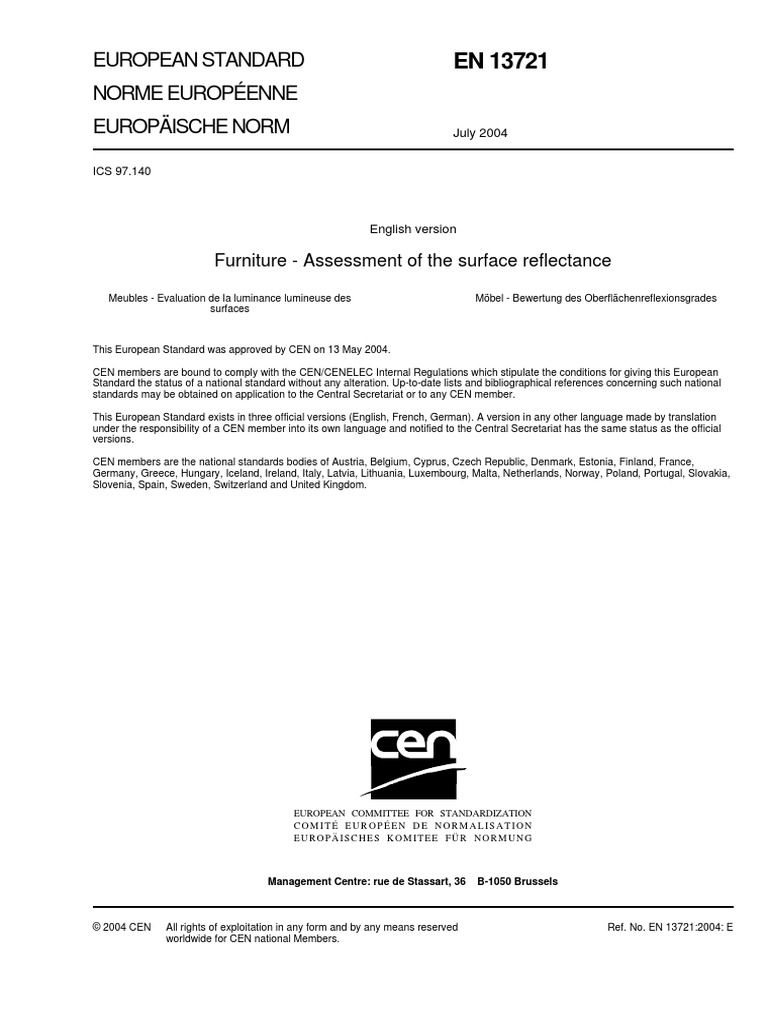 En 13721 | PDF | Calibration | Reflectance