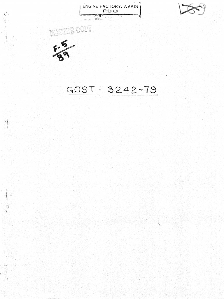 Gost 3242-79 | PDF