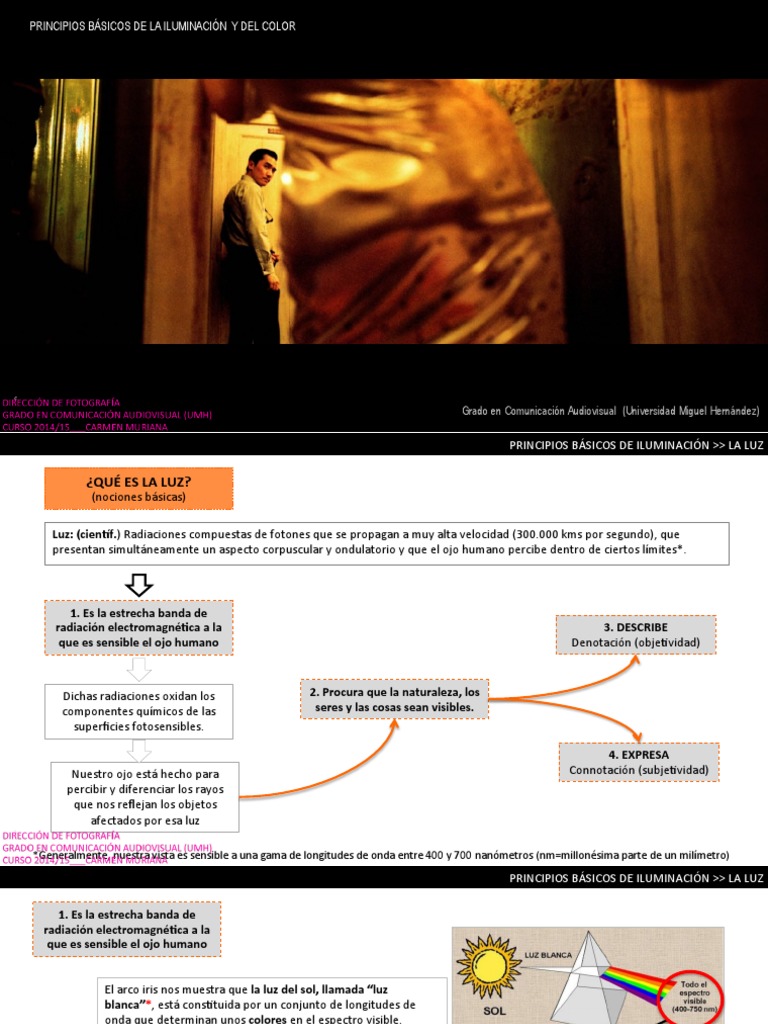 Iluminación y Color en Cine | PDF | Color | Cian