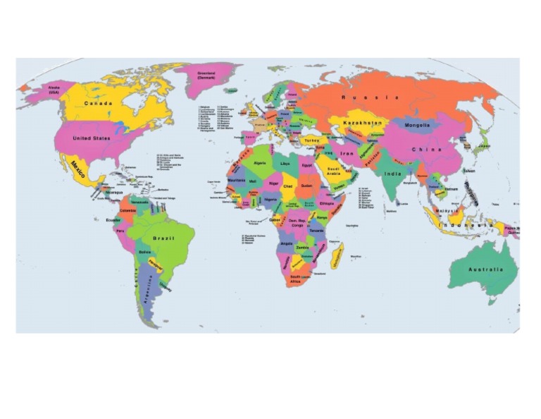 Mapa Del Mundo Dolor | PDF
