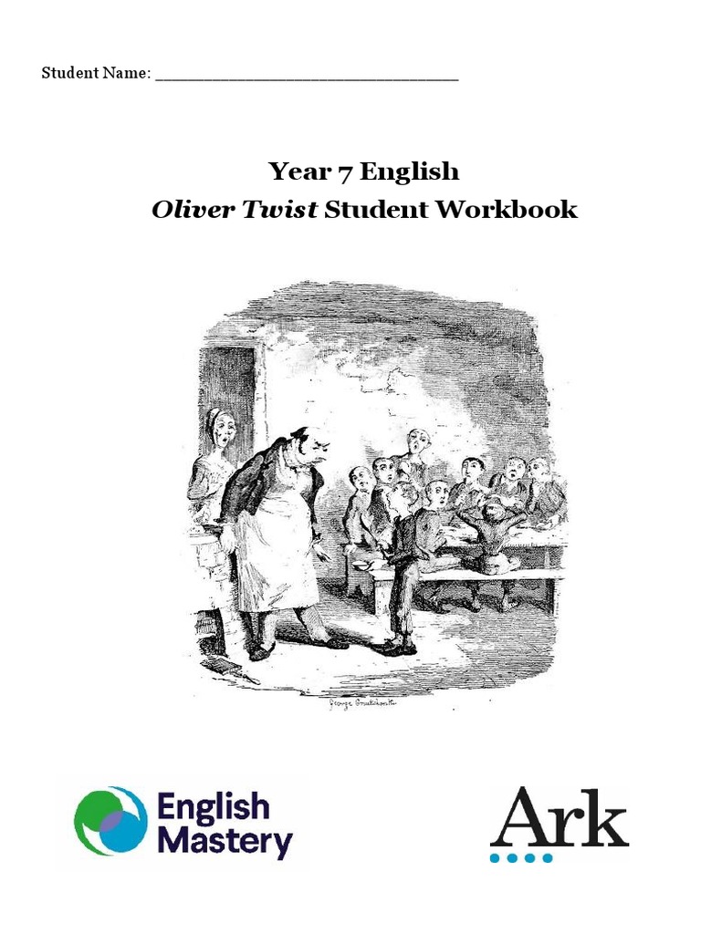 A Guide for Using the Oliver Twist Student Workbook: An Independent ...