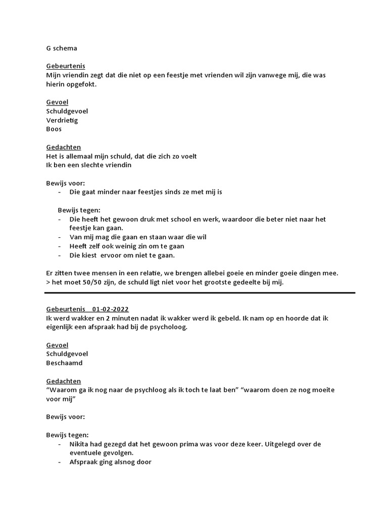 G Schema | PDF