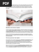 Estrategias y Técnicas de Lectura Rápida Exploratoria | PDF | Coma ...