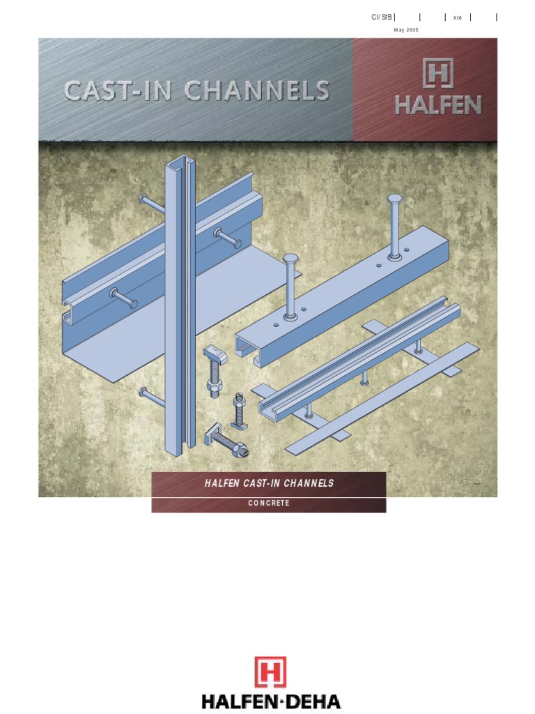 Halfen Castin Channel Fixings | PDF | Stainless Steel | Screw