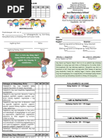 ECCD Checklist KINDERGARTEN | PDF