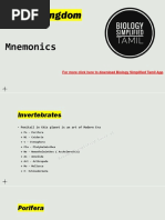 Animal Kingdom Flow Chart | PDF | Biology | Zoology