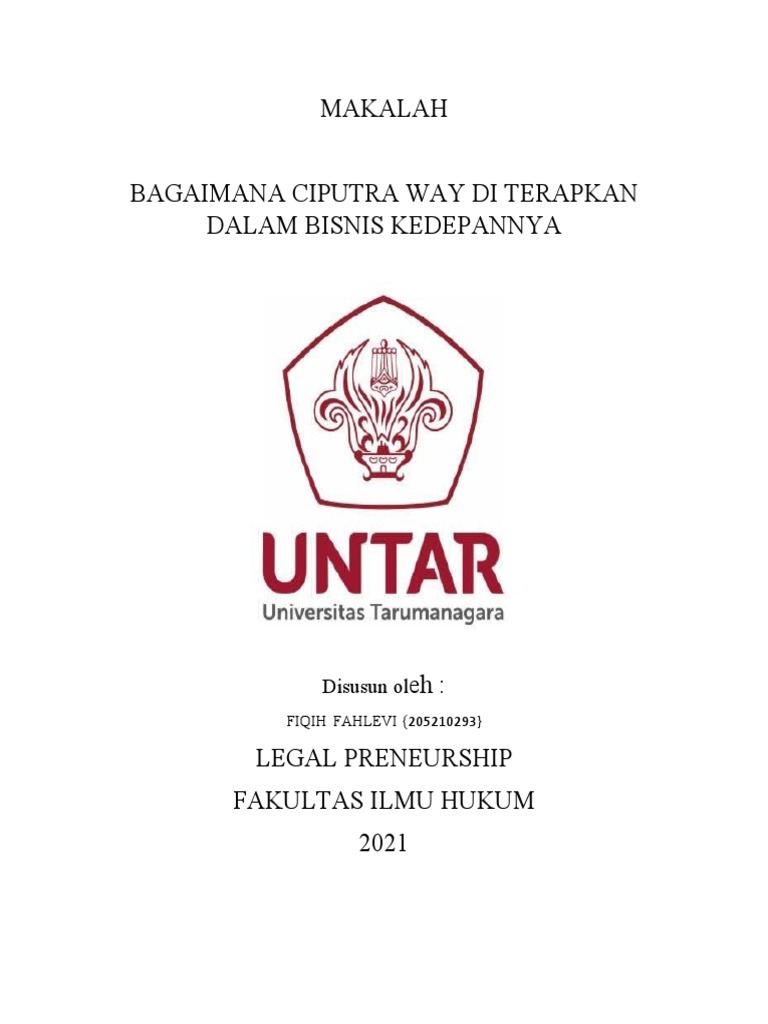 Implementasi Bisnis Ciputra ke Depan | PDF