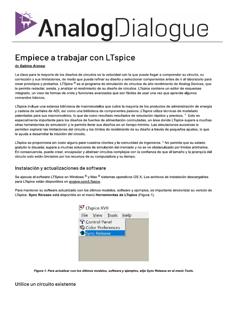 LTspice - Manual Uso | PDF