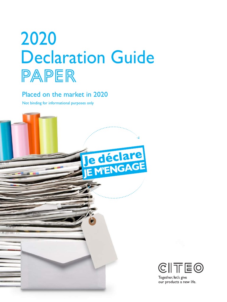 Citeo - Guide Papier - GB | PDF | Books | Paper
