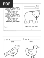 Brown Bear I SEE Pocket Chart Simple Sentences | PDF | Mystery ...