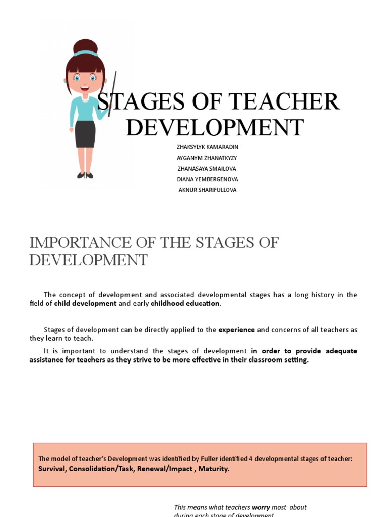 Stages of Development | PDF | Teachers | Learning