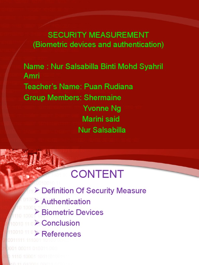 Security Measurement | PDF | Authentication | Espionage Techniques