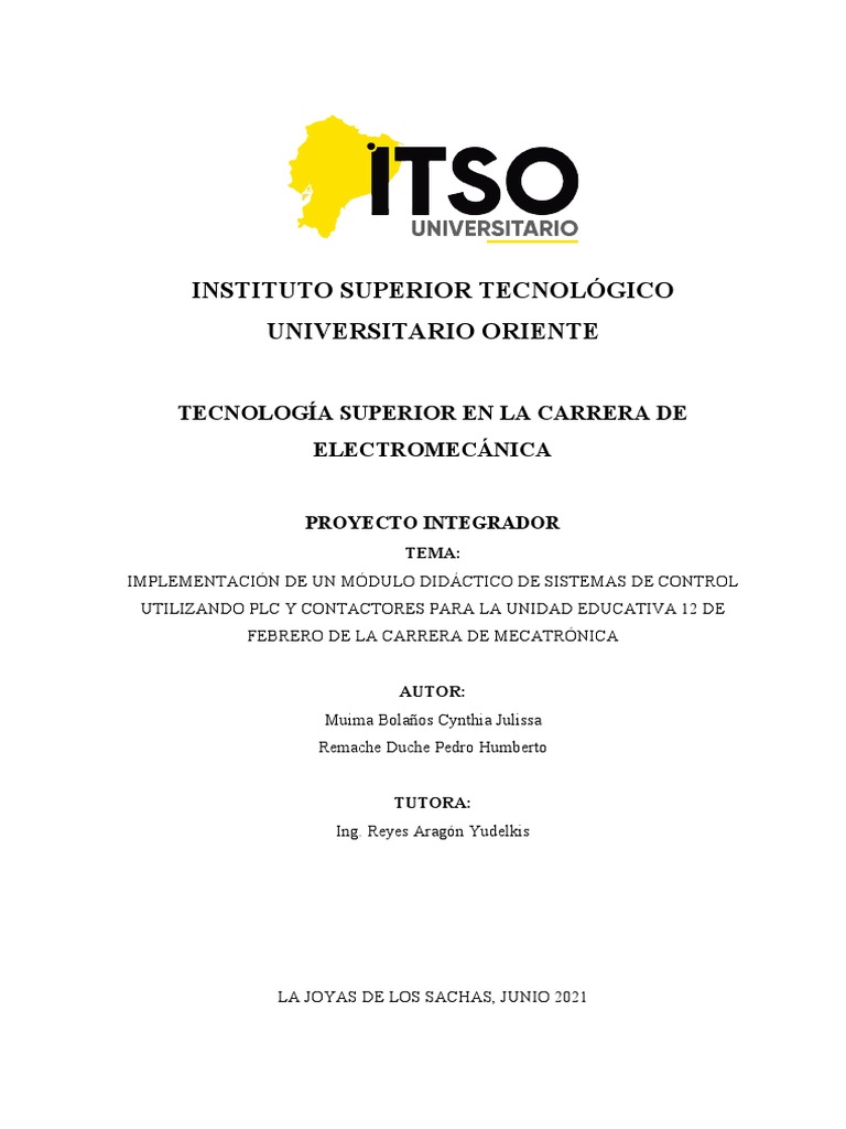 Plc-Módulo de Practicas de PLC y Contactores | PDF | Controlador lógico ...
