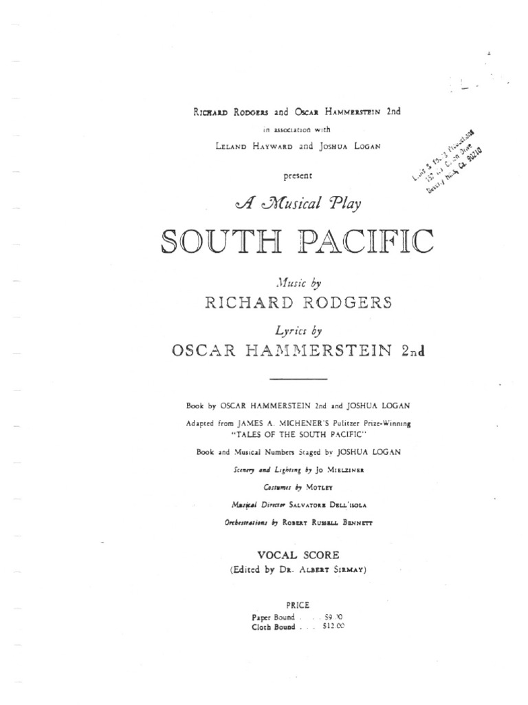 South Pacific | PDF