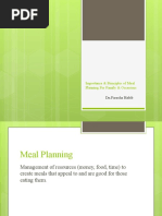 Meal Management and Planning Guide | PDF | Menu | Meal