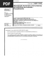 NBR 12962-Insp Extintores | PDF | Pressão | Dióxido de carbono
