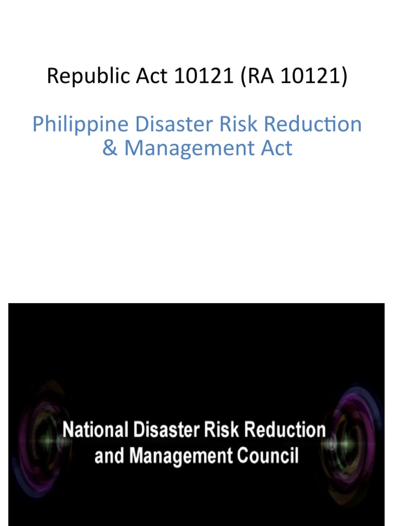 Ra 10121 | PDF