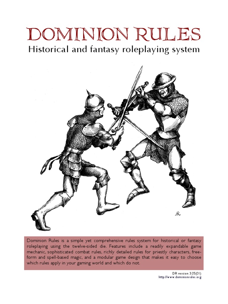 Dominion Wargame Rules | PDF | Role Playing Games | Witchcraft