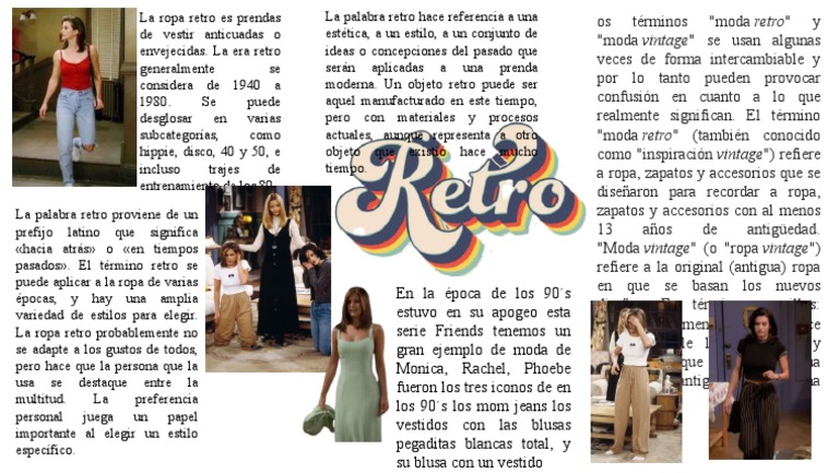 Retro | PDF | Ropa | Moda