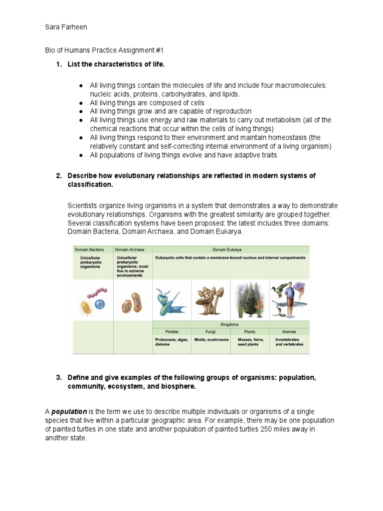BIOL 111 Practice Assignment #1 | PDF | Atoms | Chemical Bond