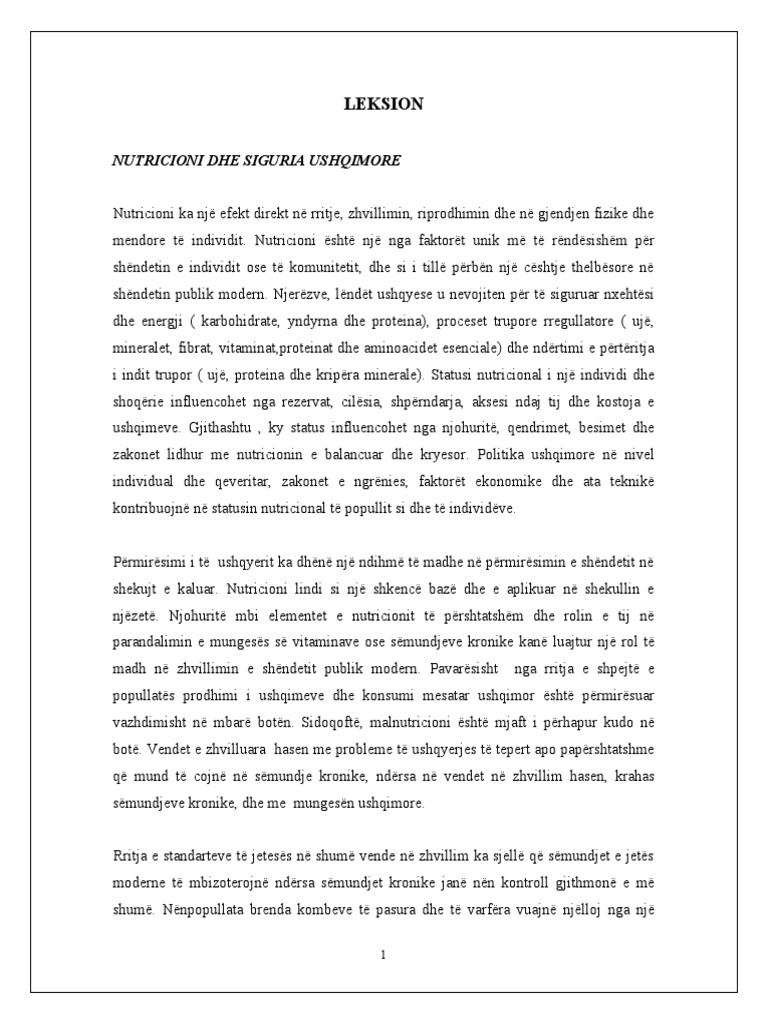 Shendeti Dhe Ushqyerja Copy Perfunduar 25.02.19 | PDF