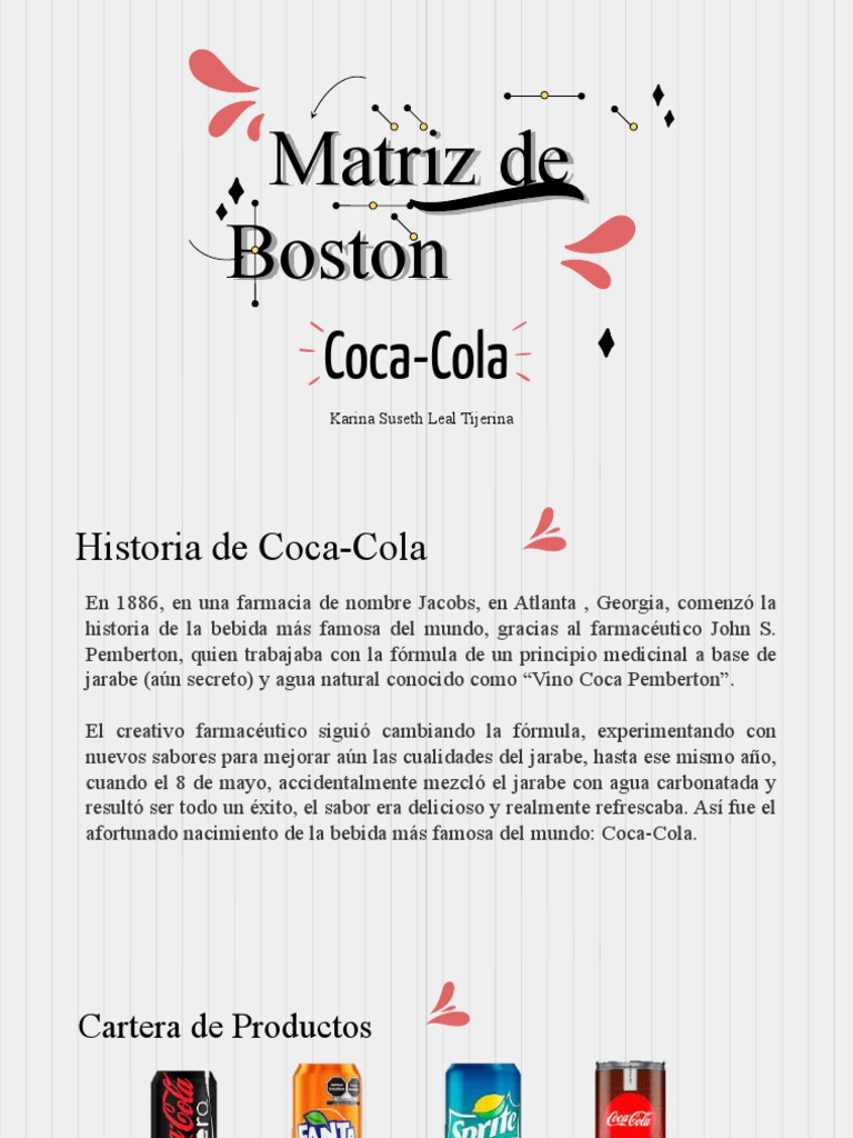 Matriz de Boston Coca Cola | PDF