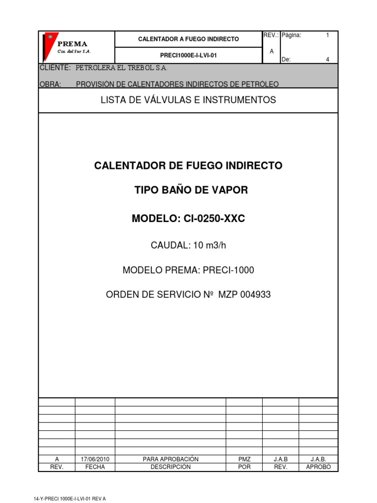14-Y-Preci 1000e-I-Lvi-01 Rev A | PDF | Materiales | Química