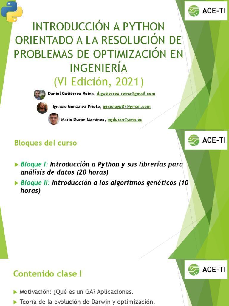 Introduccion AlgoritmosGenéticos | PDF | Algoritmo genético ...