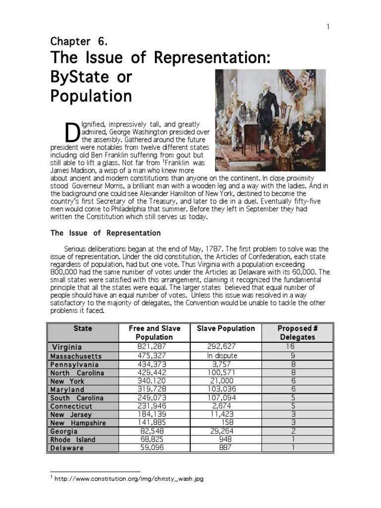 Representation by State or Population | PDF | United States Senate ...