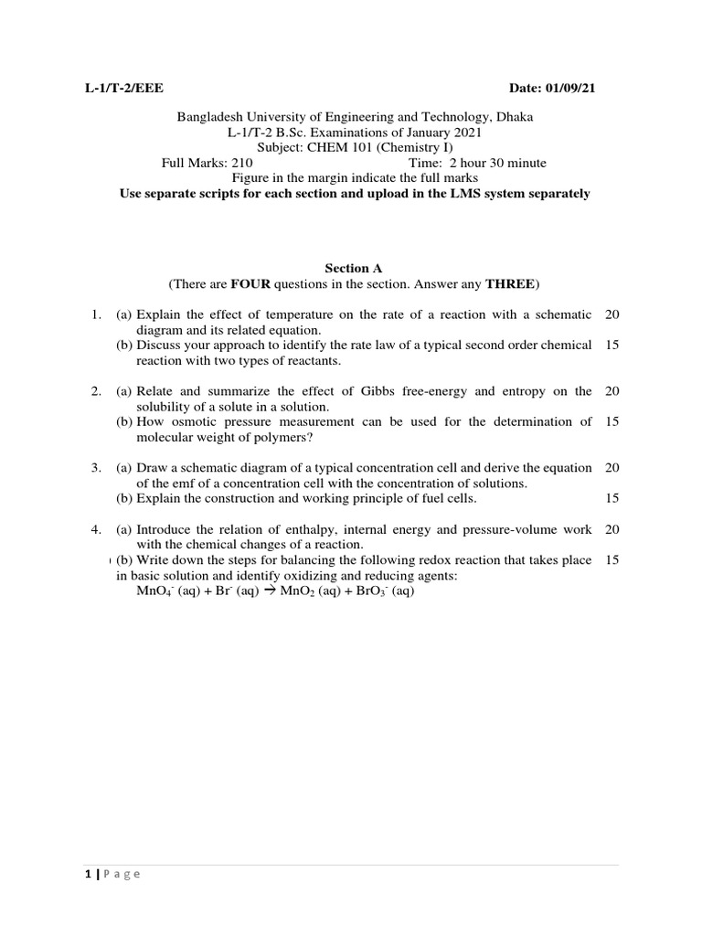 Chem 101 | PDF | Chemical Reactions | Atoms