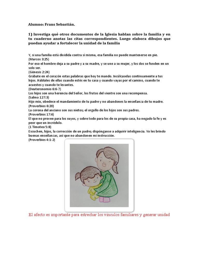 Tarea de La Familia | PDF | Familia