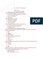 Welding Practice Exam Questions | PDF | Welding | Construction