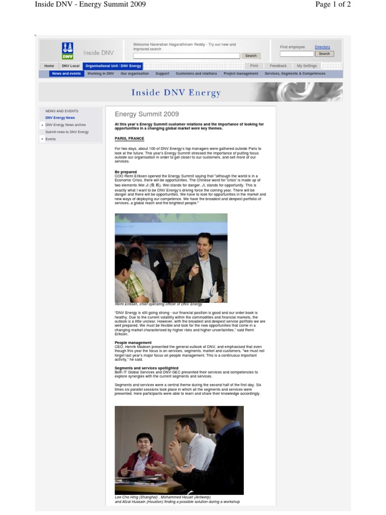 Energy Summit | PDF | Business