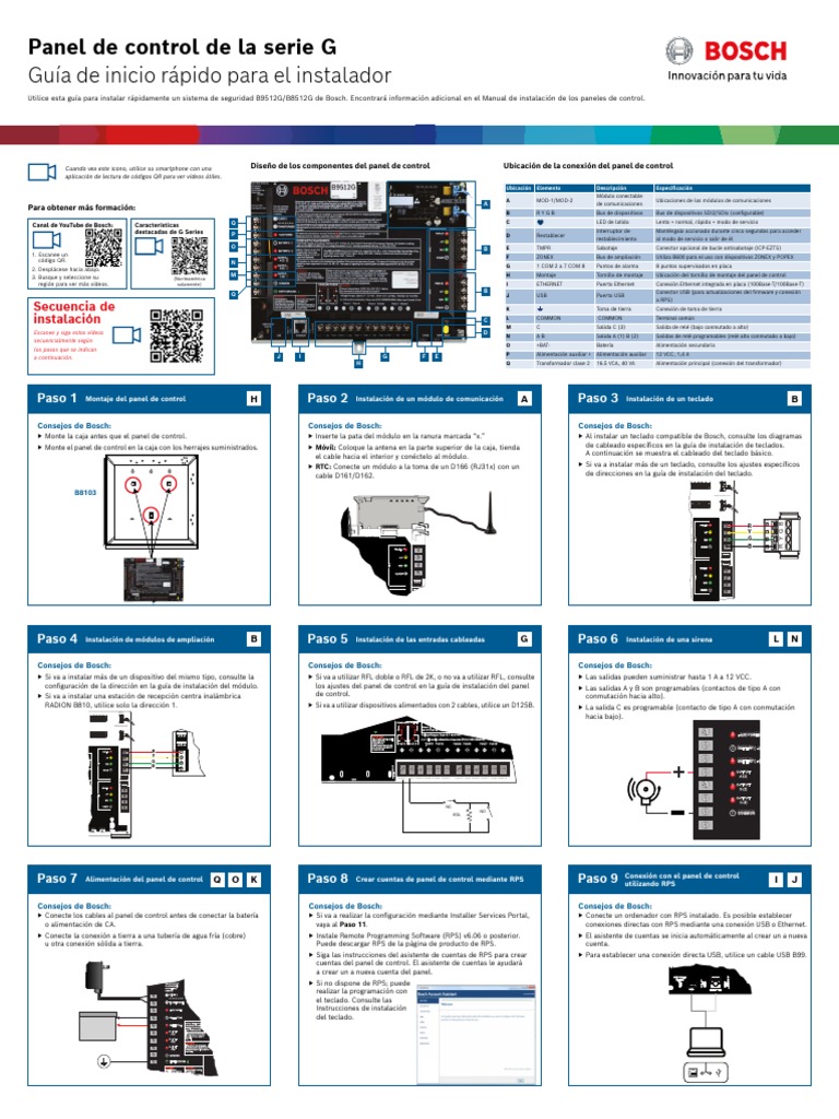 B9512G B8512G Quick Installation Guide EsES 18617903499 | PDF | USB ...