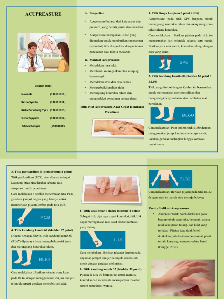 Acupreasure: 1. Titik Limpa 6 (Spleen 6 Point / SP6) A. Pengertian | PDF