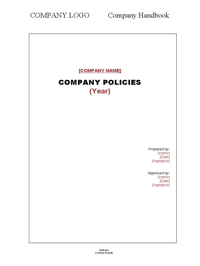 A0003 Employee Handbook Comprehensive Version | PDF | Performance ...