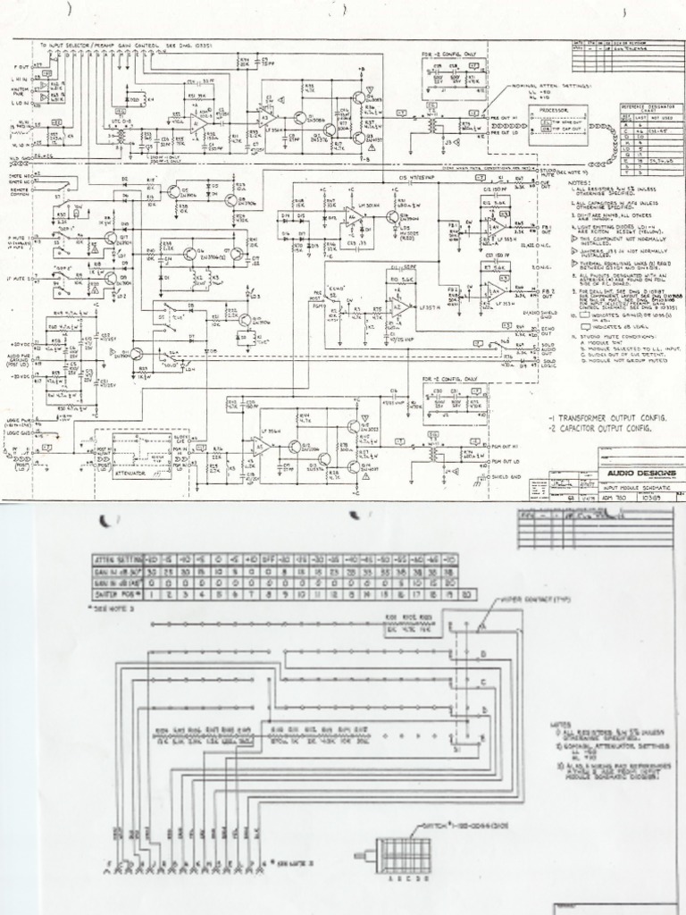 Audio Design Schematic Overview | PDF