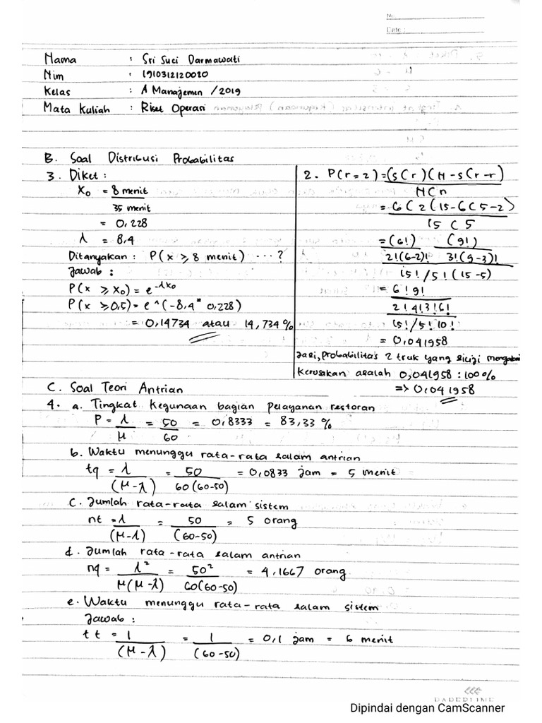 UAS Riset Operasi | PDF