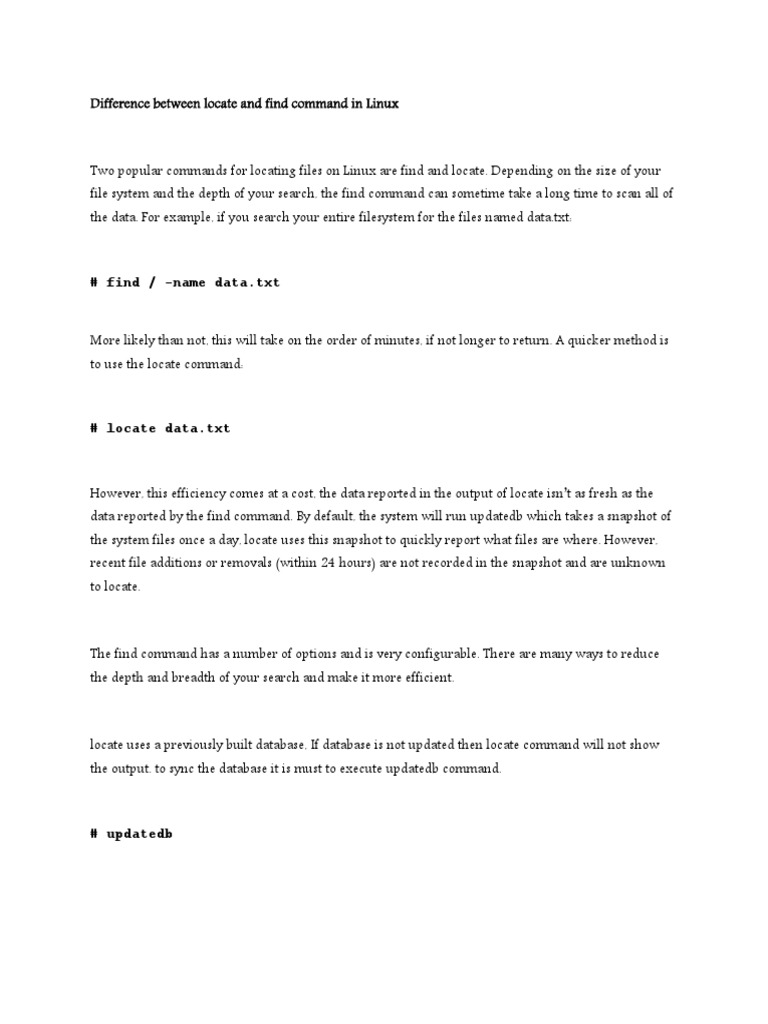 10-difference-between-locate-and-find-command-in-linux-pdf