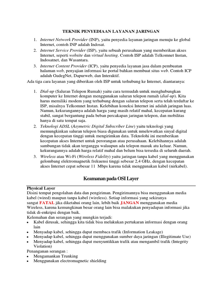 Optimalkan Keamanan Jaringan Internet | PDF