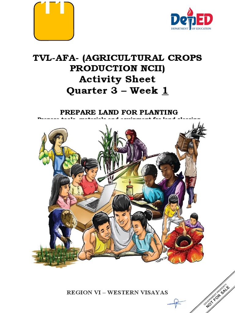 Activity Sheet Quarter 3 - Week 1: Tvl-Afa - (Agricultural Crops ...