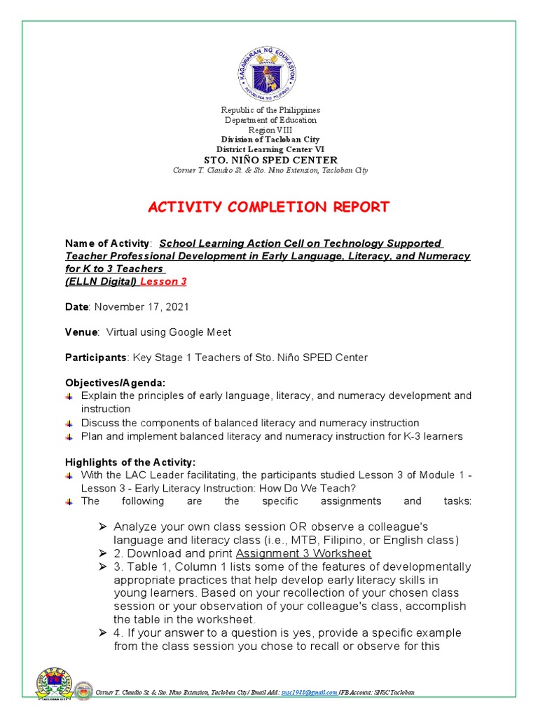 Acr Ellen Digital Lesson 3 | PDF | Literacy | Teachers