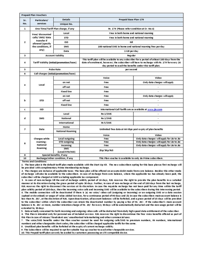 Plan Vouchers 1 Dec 2021 | PDF | Roaming | Prepaid Mobile Phone
