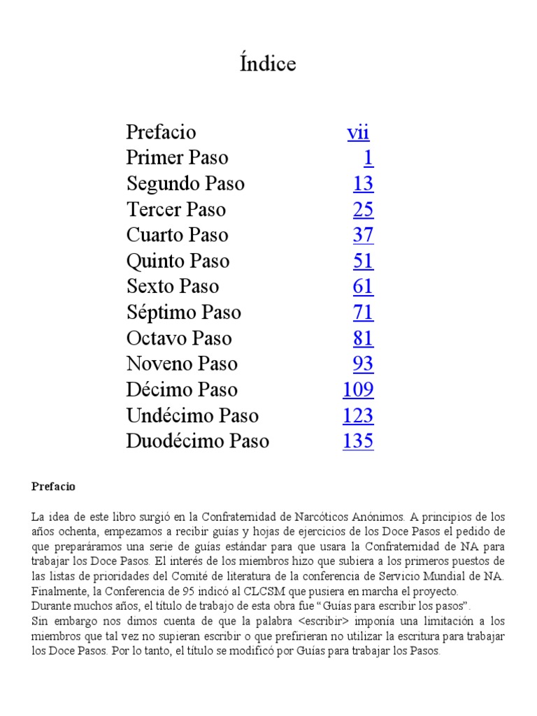 Guias para Trabajar Los 12 Pasos-1 | PDF | La dependencia de sustancias ...