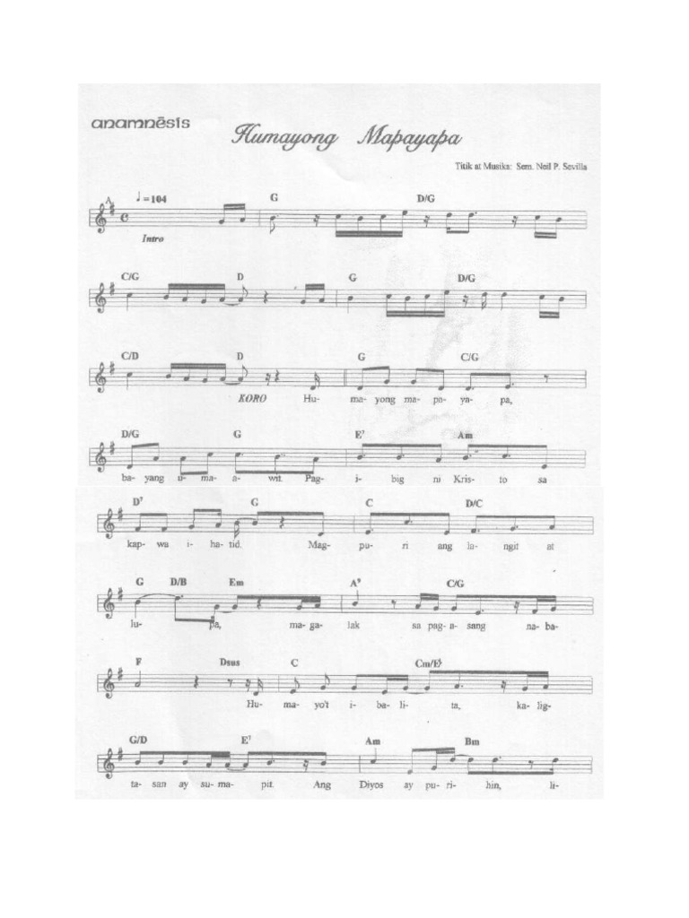 Humayong Mapayapa | PDF